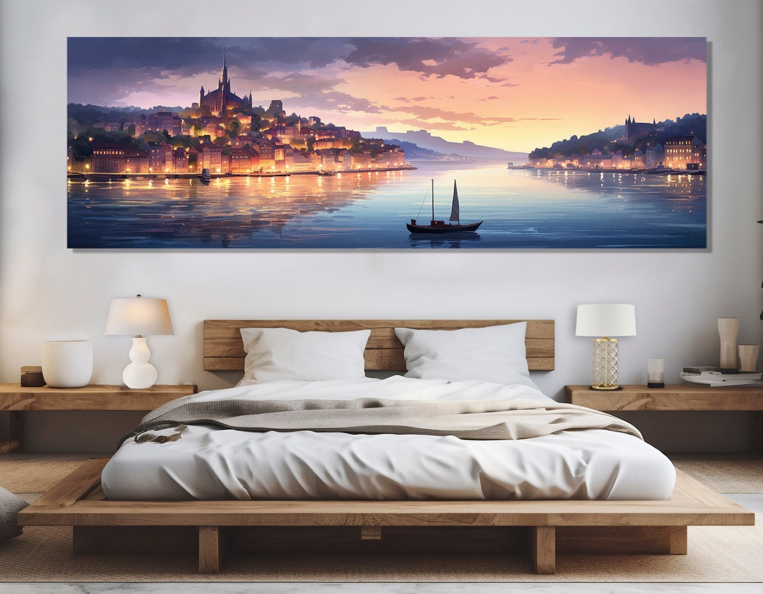 Stunning Madagascar Skyline Canvas Print, Large Madagascar Wall Art ...