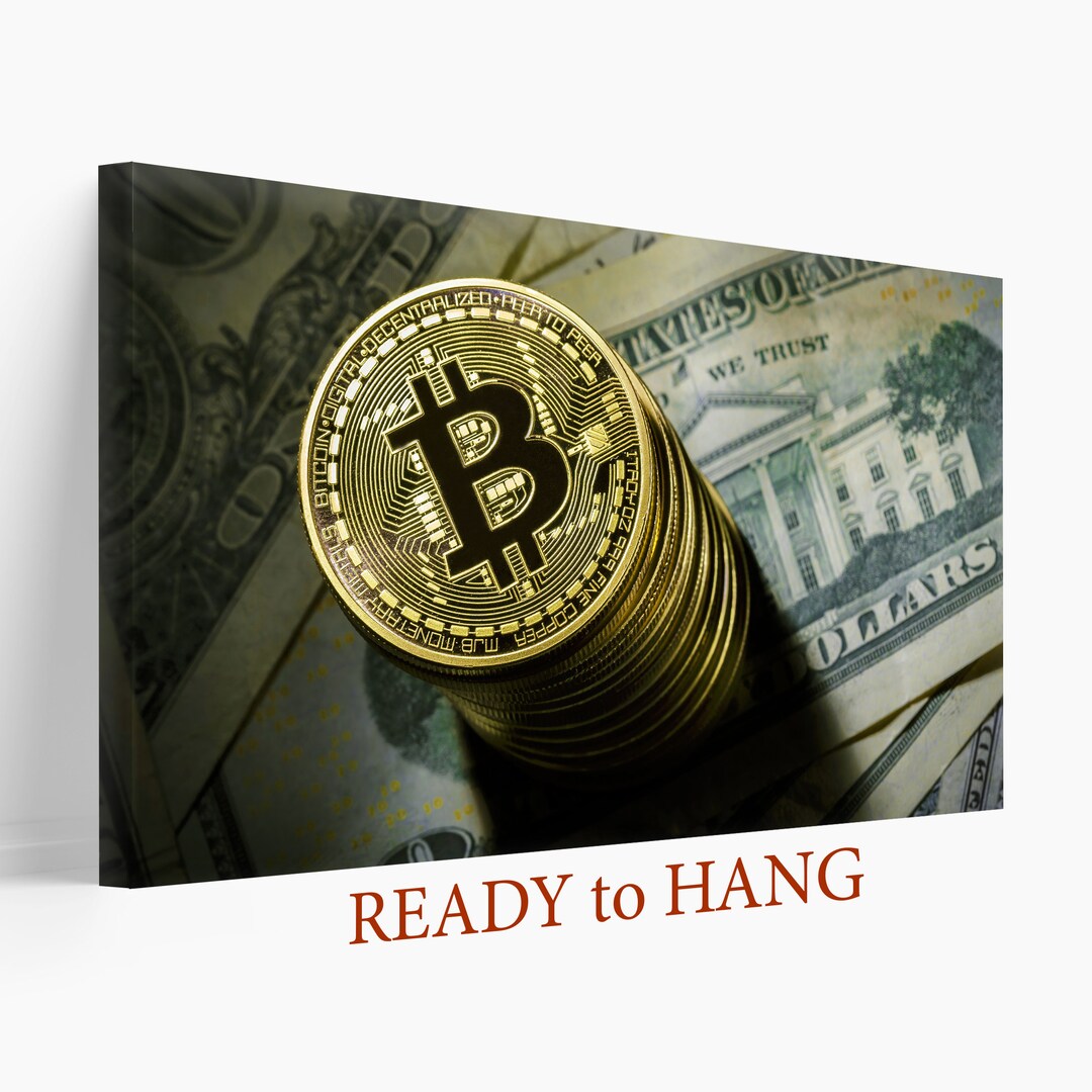 Bitcoin Wall Art , Bitcoin Wall Art, Cryptocurrency Print - Etsy UK