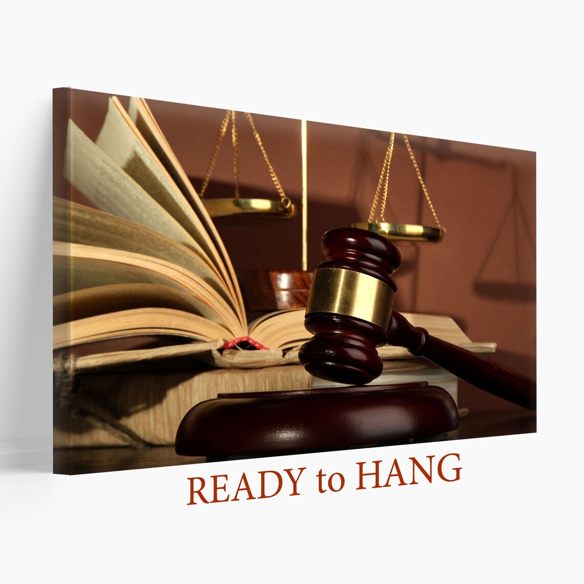 Law Canvas Print Lawyer Office Decor Justice Print Judge - Etsy España