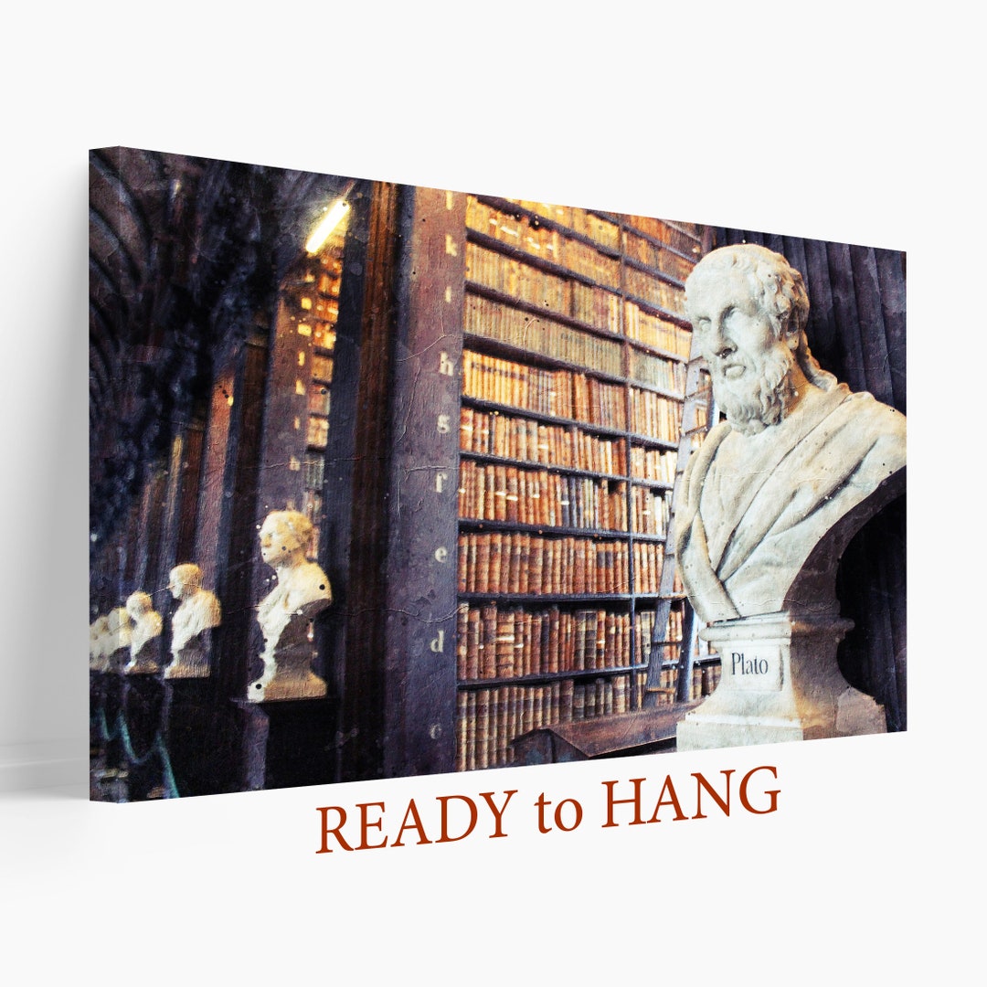 Abstrackt Trinity College Canvas, Dublin Wall Art, Library of Trinity ...