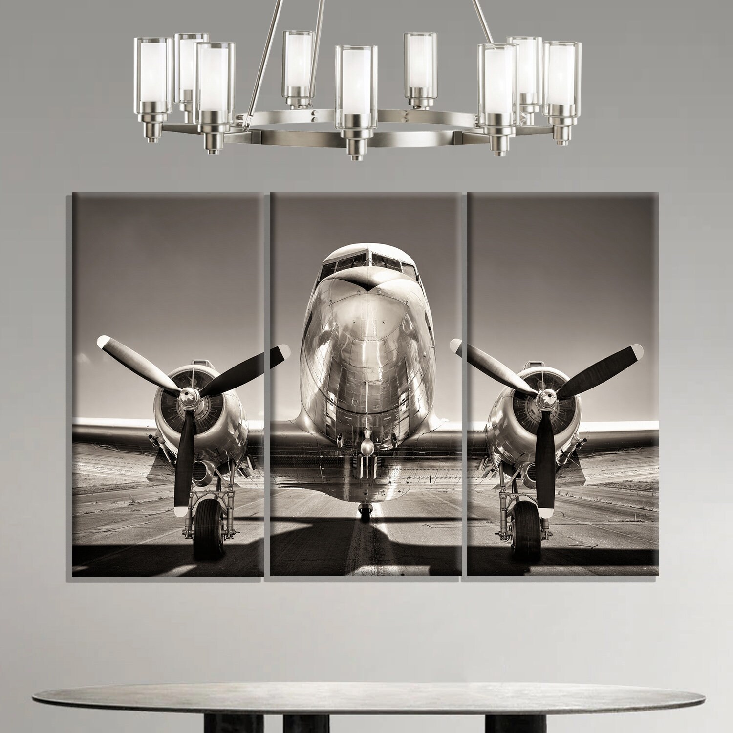 Vintage Biplane Airplane Canvas Print Pilot Gift Aircraft - Etsy