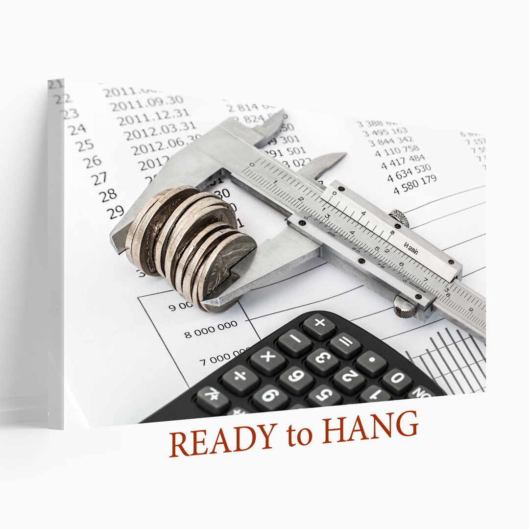 Accountant Gift, Accountant Office Decor, Accounting Canvas Print ...