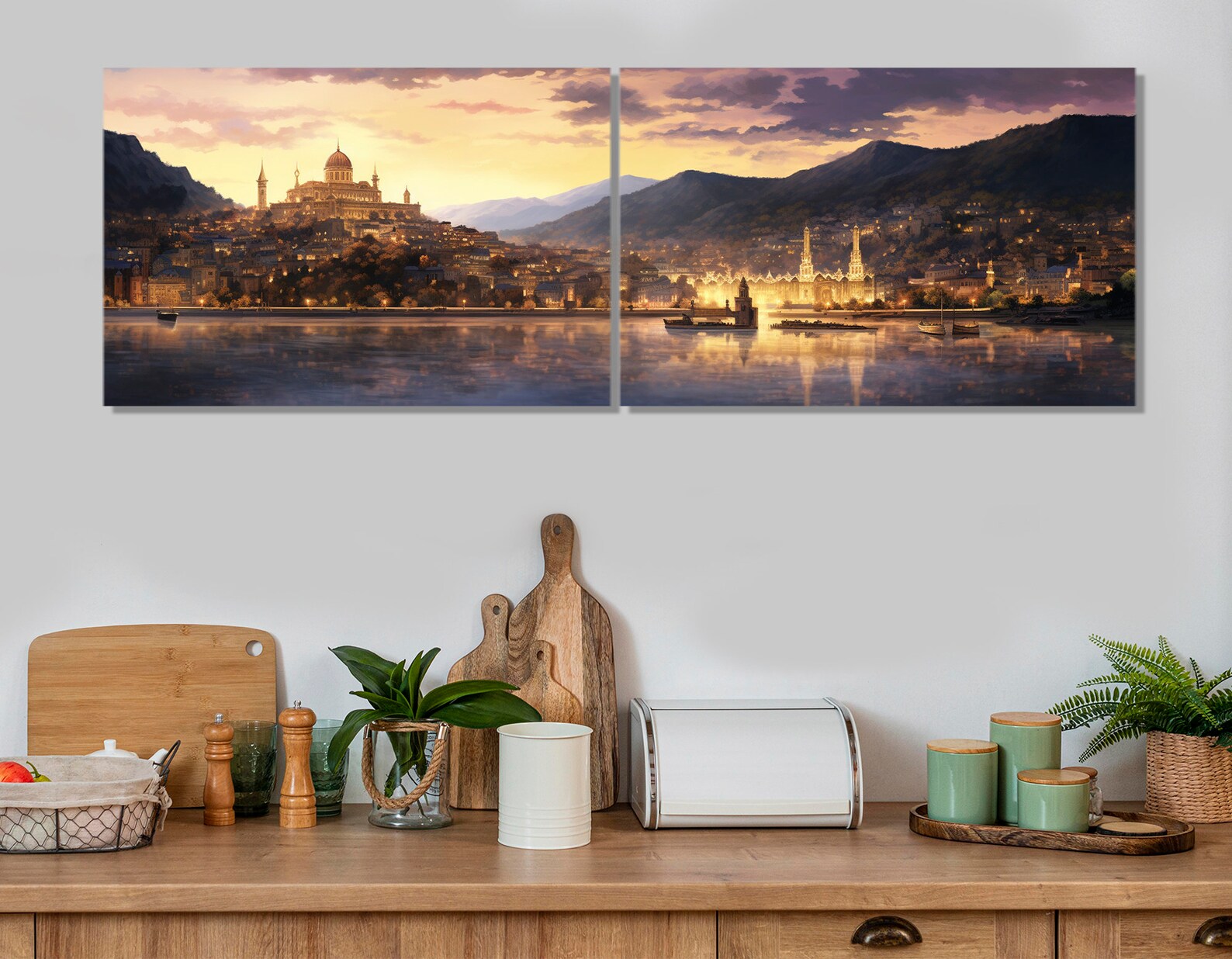 Vintage Turkey Wall Art, Turkey Painting, Retro Istanbul Canvas Print ...
