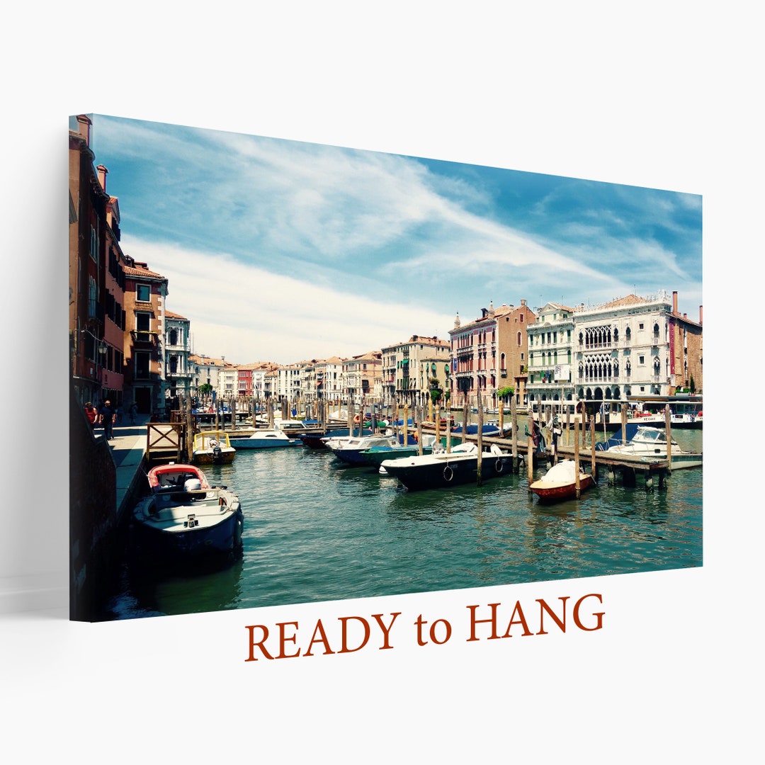 Venice Grand Canal Wall Art, Grand Canal Canvas Print, Grand Canal Wall ...