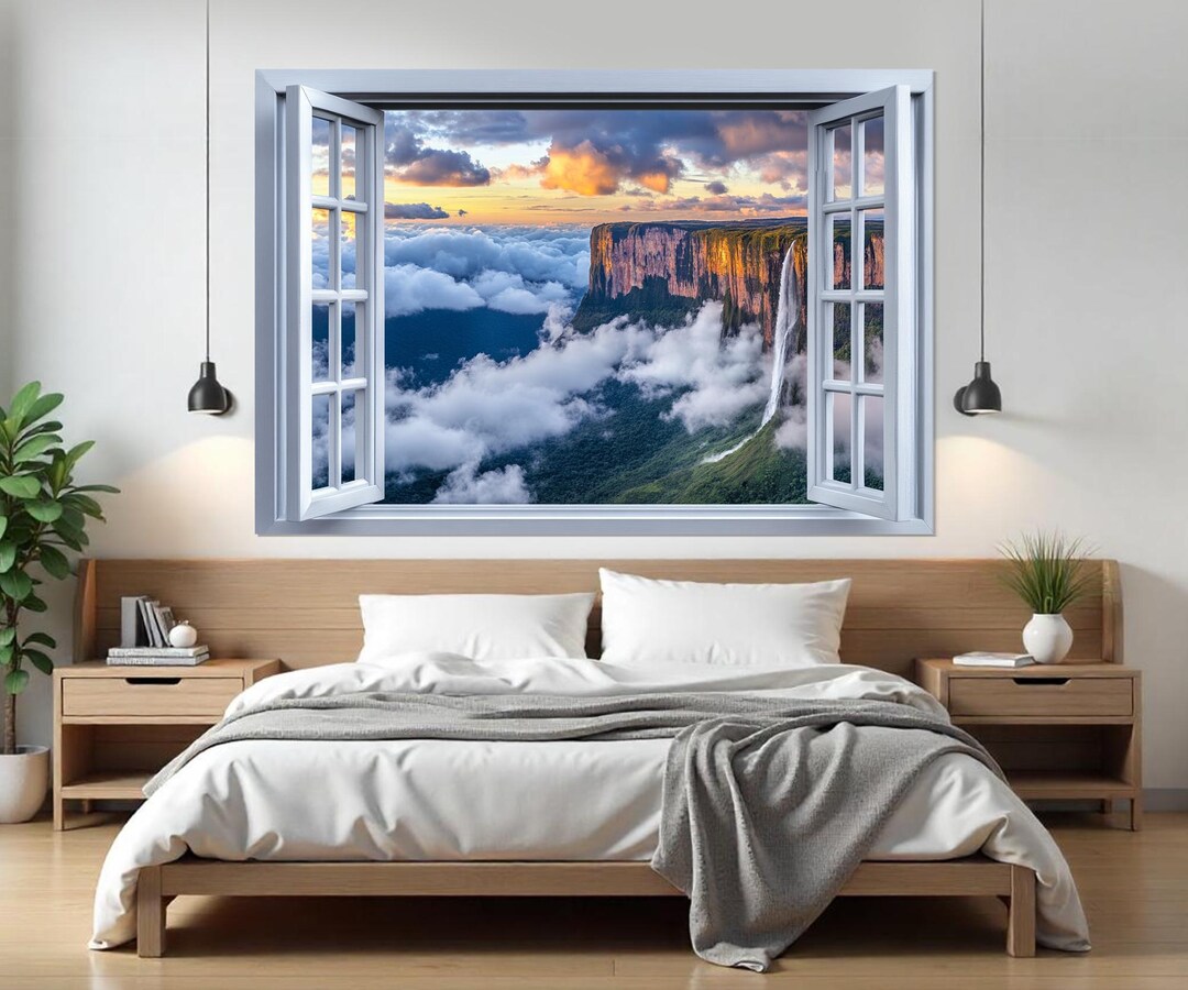 Window Opening to Mount Roraima on the Venezuela and Brazil Border ...