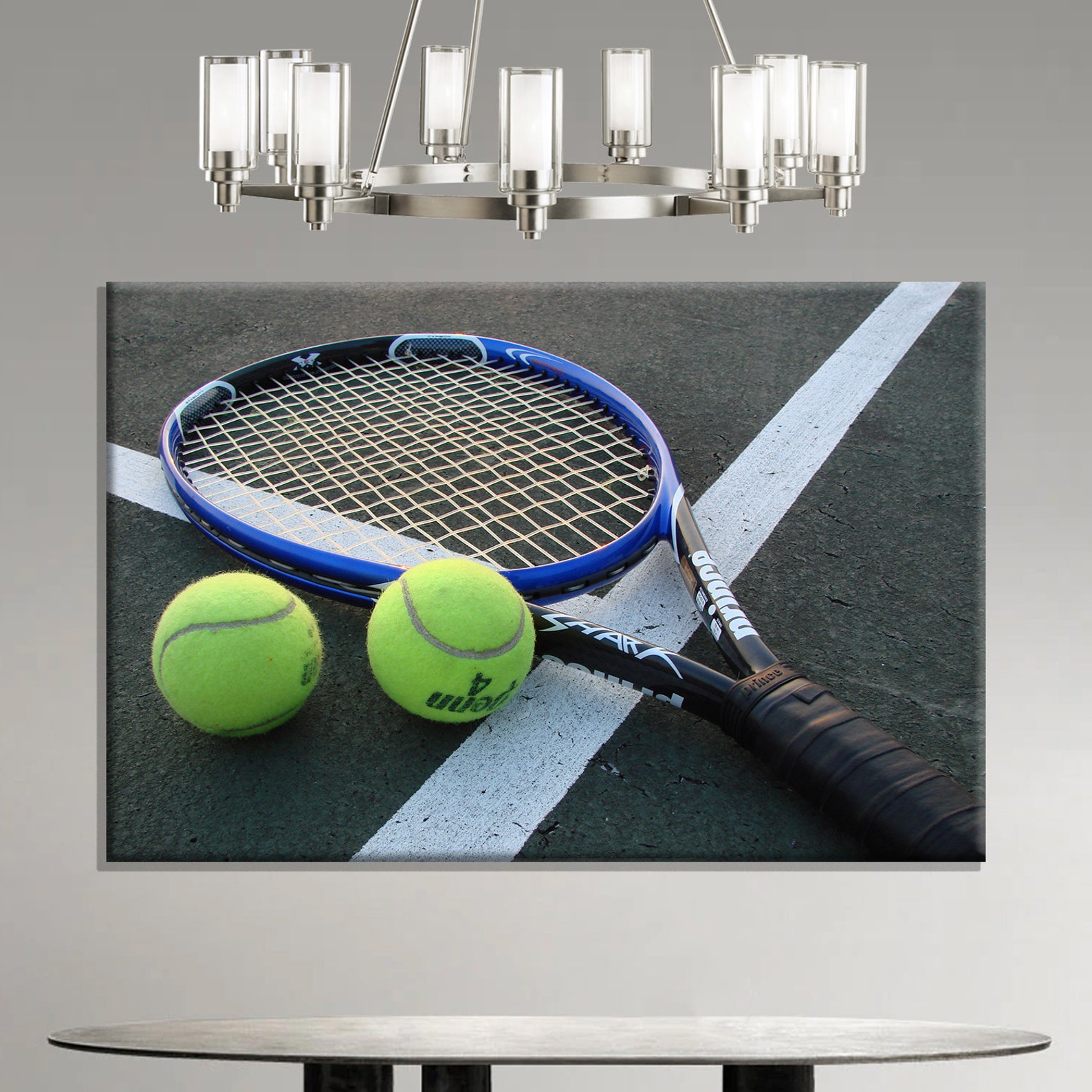 Tennis Wall Art Tennis Canvas Print Tennis Coach Gift - Etsy