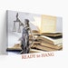 Lady Justice Canvas, Gift for Lawyer Office Decor, Judge Wall Art, Law ...