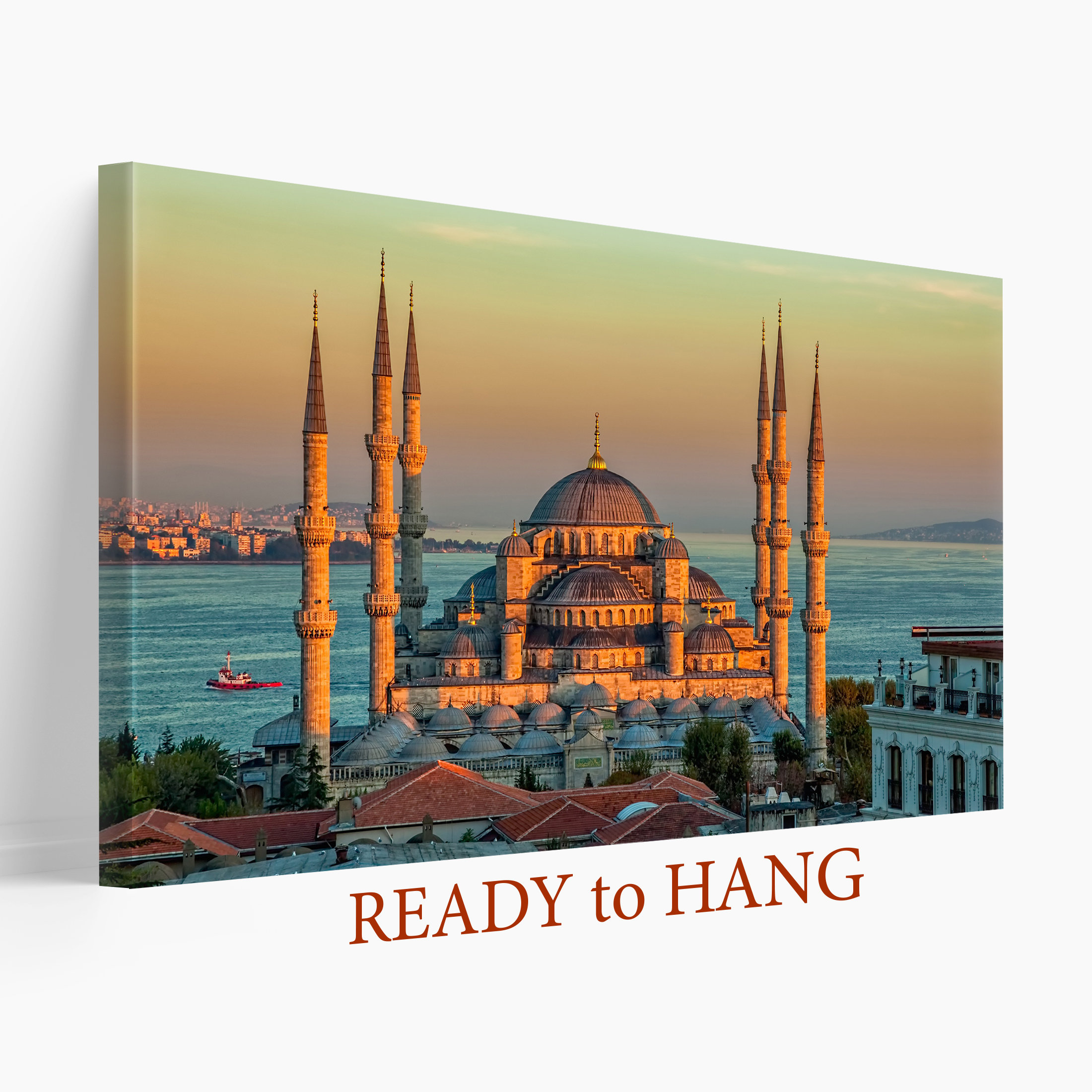 Sultanahmet Camii in Istanbul Canvas Print, Istanbul Wall Art, Turkey ...