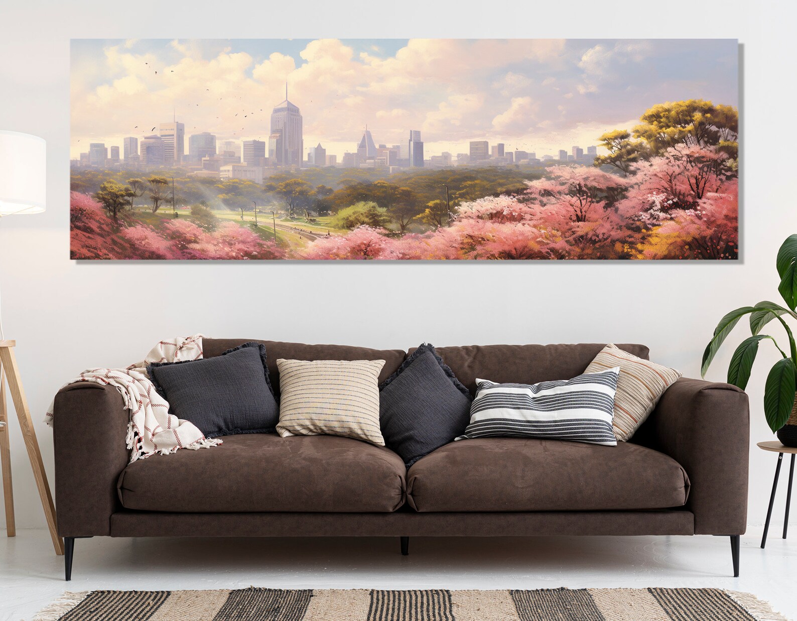 Nairobi Skyline Painting, Large Nairobi Canvas Print, Nairobi Wall Art ...
