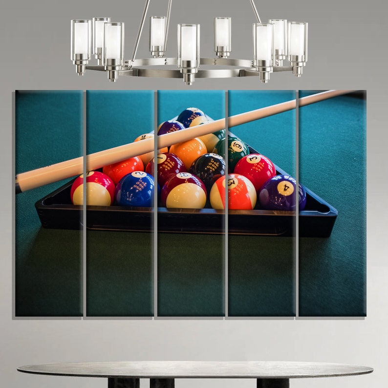Billiards Wall Art. Billiards Canvas Print, Billiards Room Decor ...