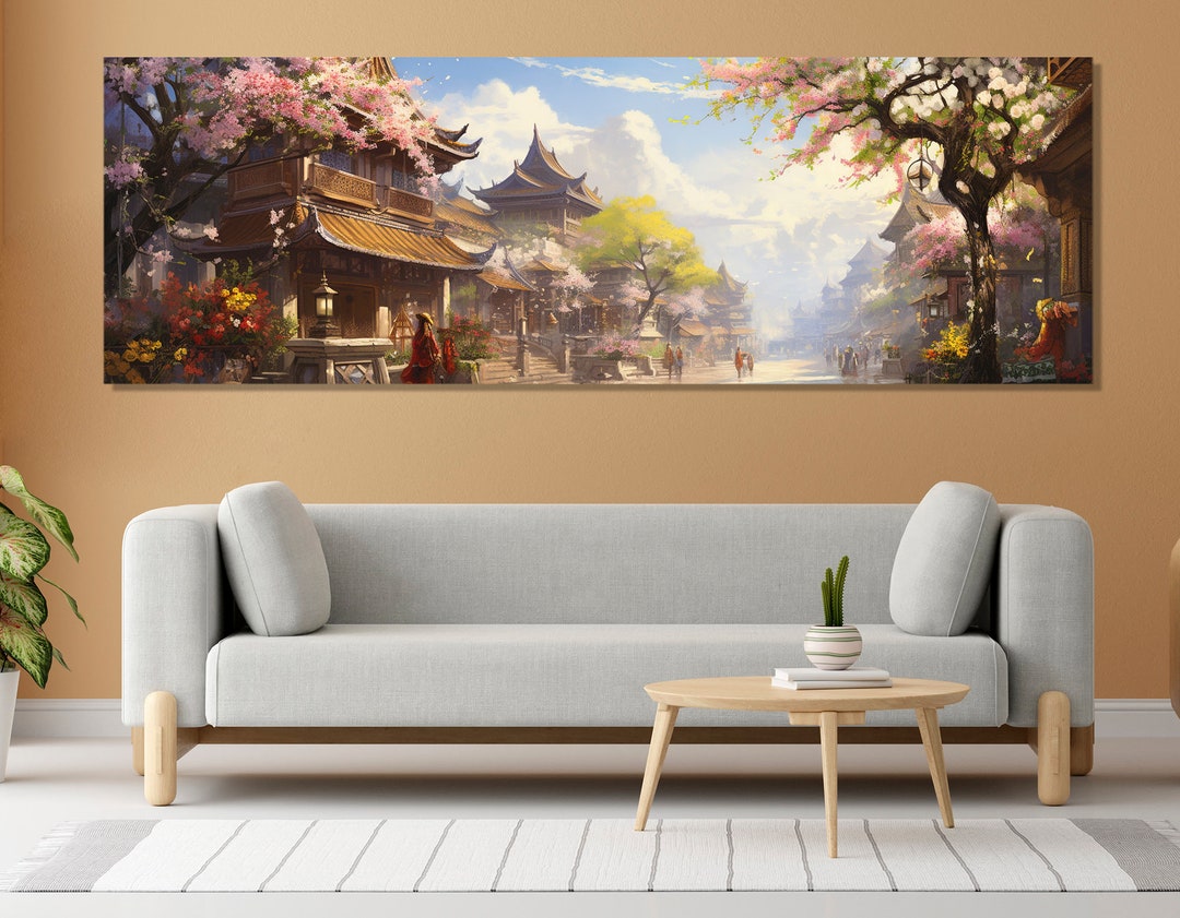 Large Bali Wall Art, Bali Painting, Bali Canvas Print, Stunning Bali ...