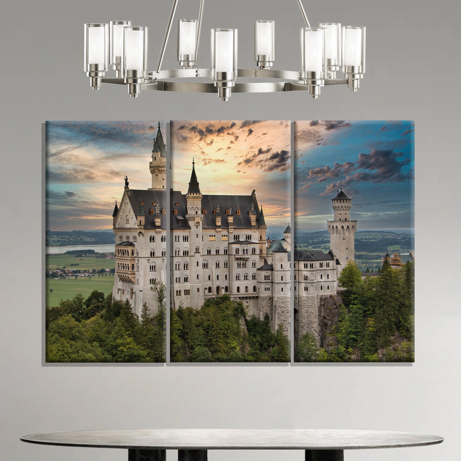 Neuschwanstein Castle Canvas Print, German Wall Decor, European ...