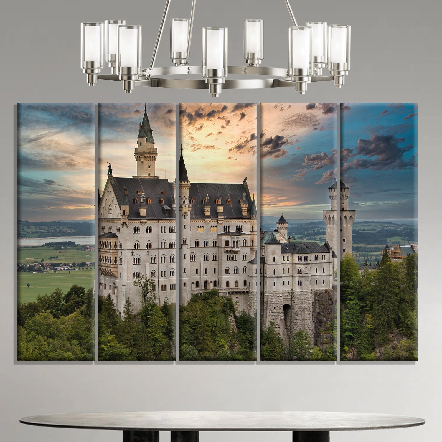 Neuschwanstein Castle Canvas Print, German Wall Decor, European ...