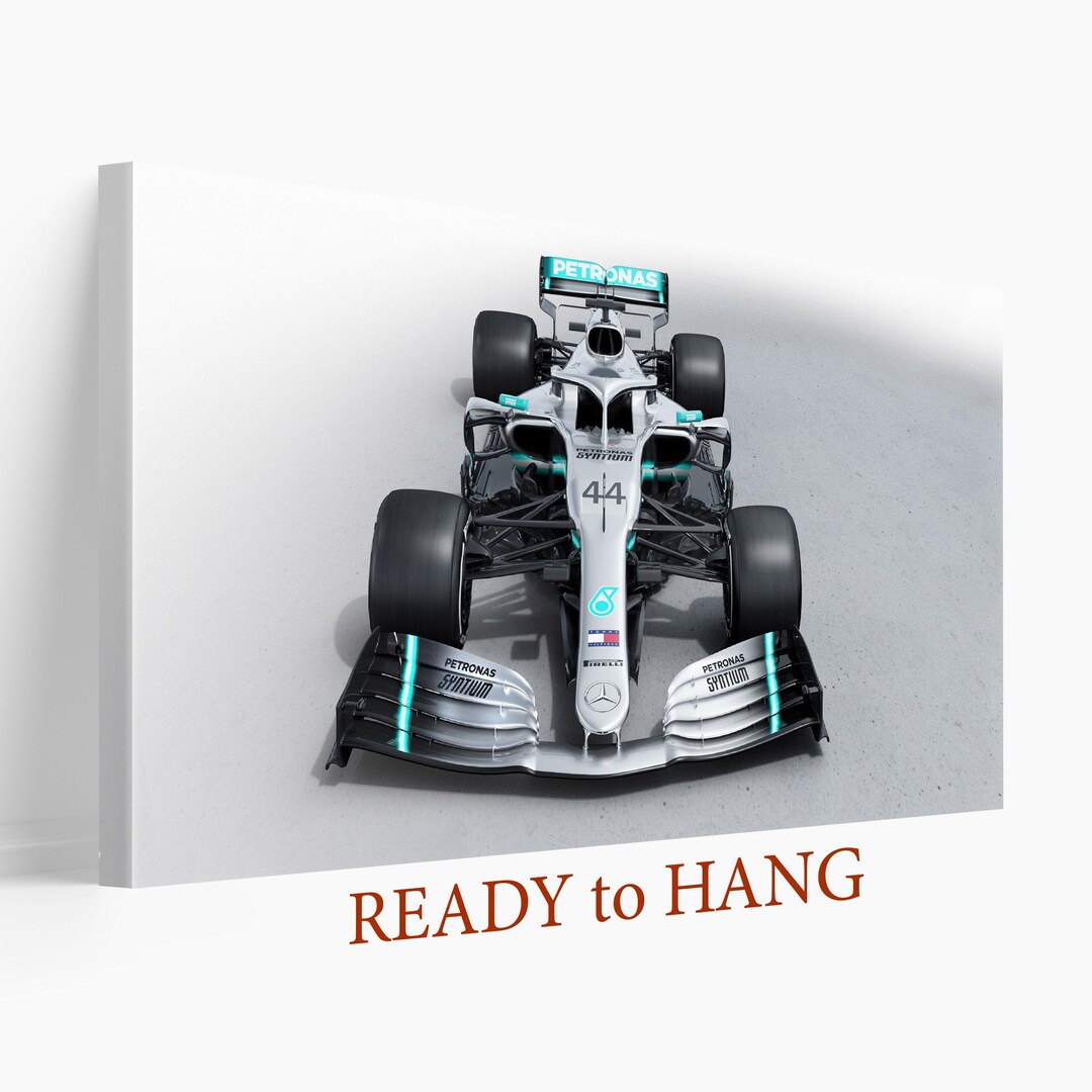 F1 Mercedes AMG Petronas W11 Canvas Print, Lewis Hamilton Wall Art ...