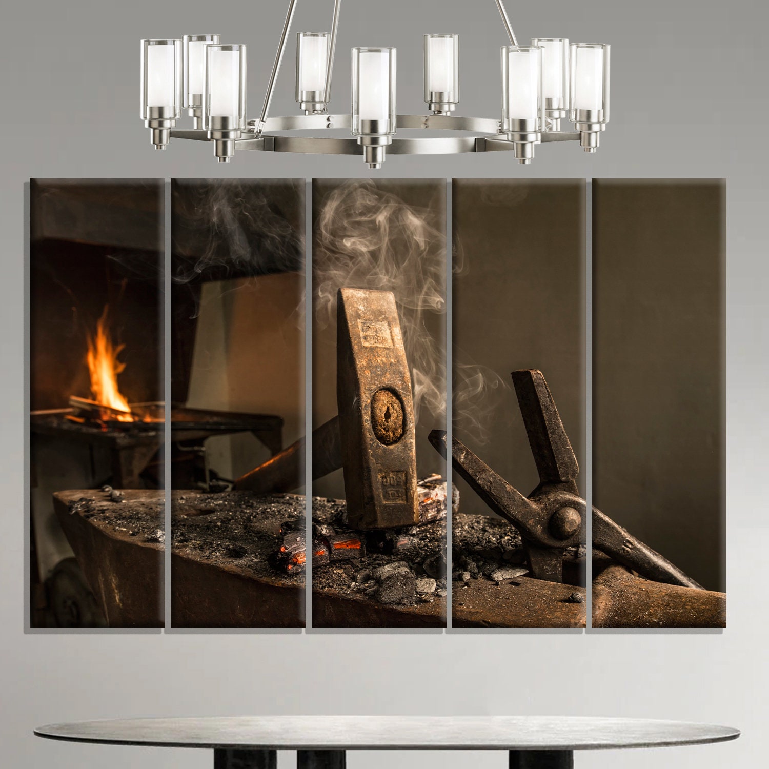 Blacksmith Wall Art, Blacksmith Canvas Art, Blacksmith Tools Print ...