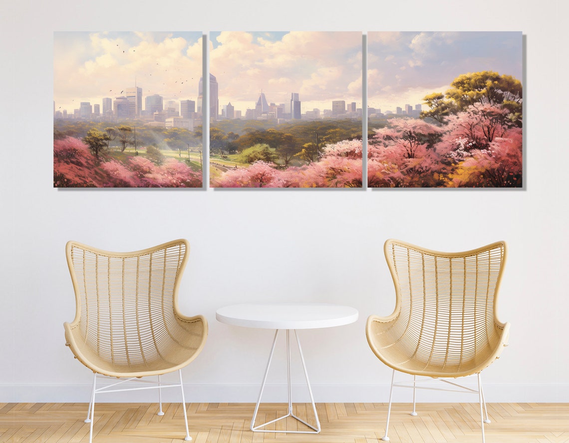 Nairobi Skyline Painting, Large Nairobi Canvas Print, Nairobi Wall Art ...