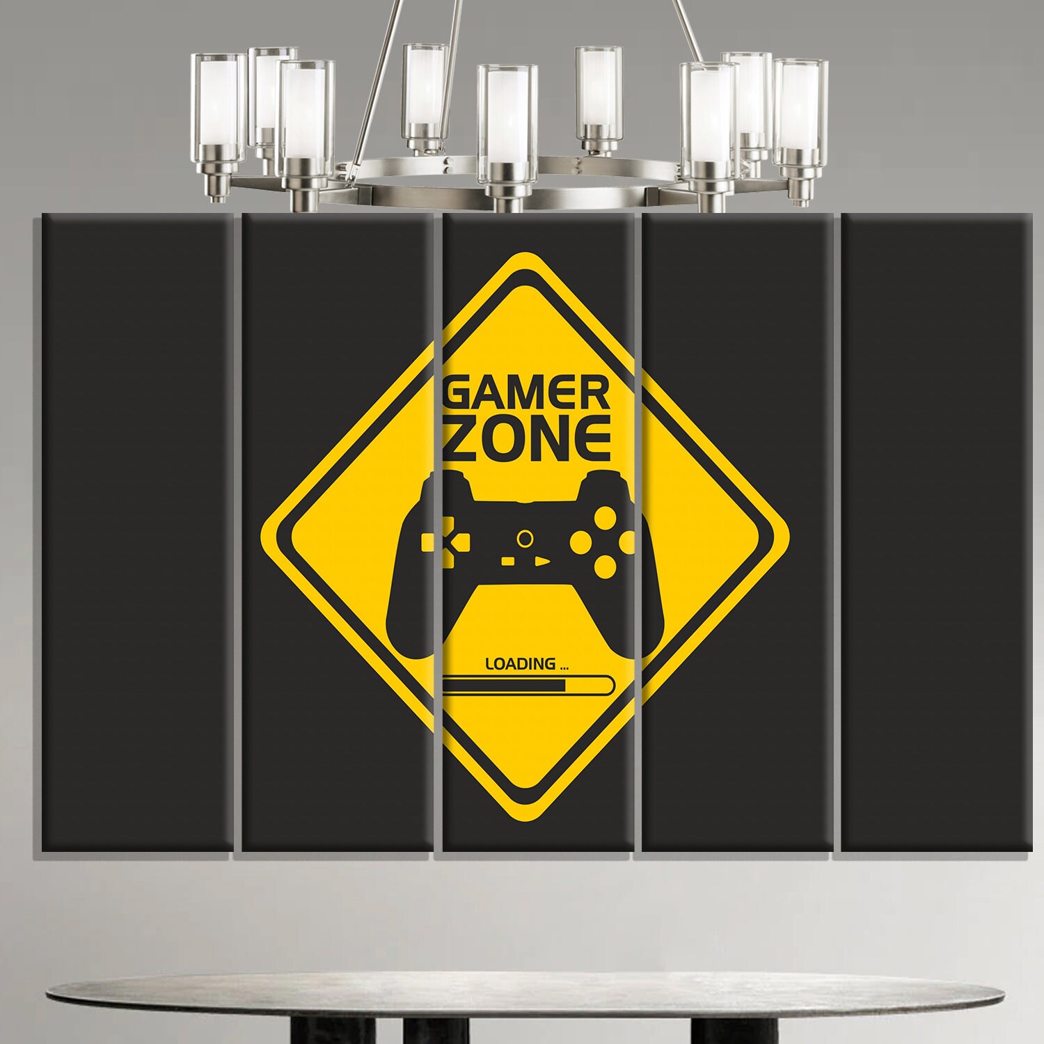 Gamer Gift, Gamer Zone Sign, Gaming Wall Art, Gaming Canvas Print ...
