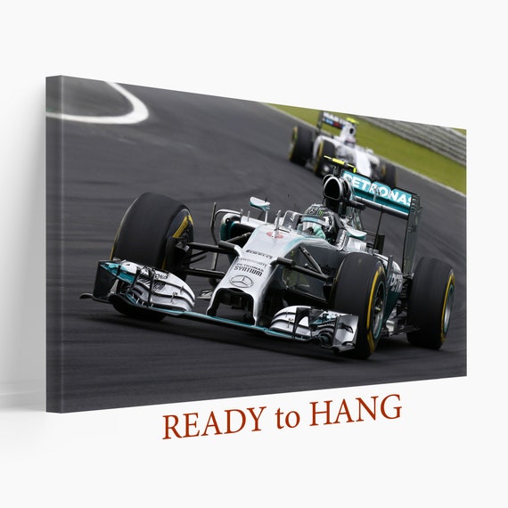 Lewis Hamilton Wall Art F1 Mercedes AMG Petronas W11 Canvas | Etsy