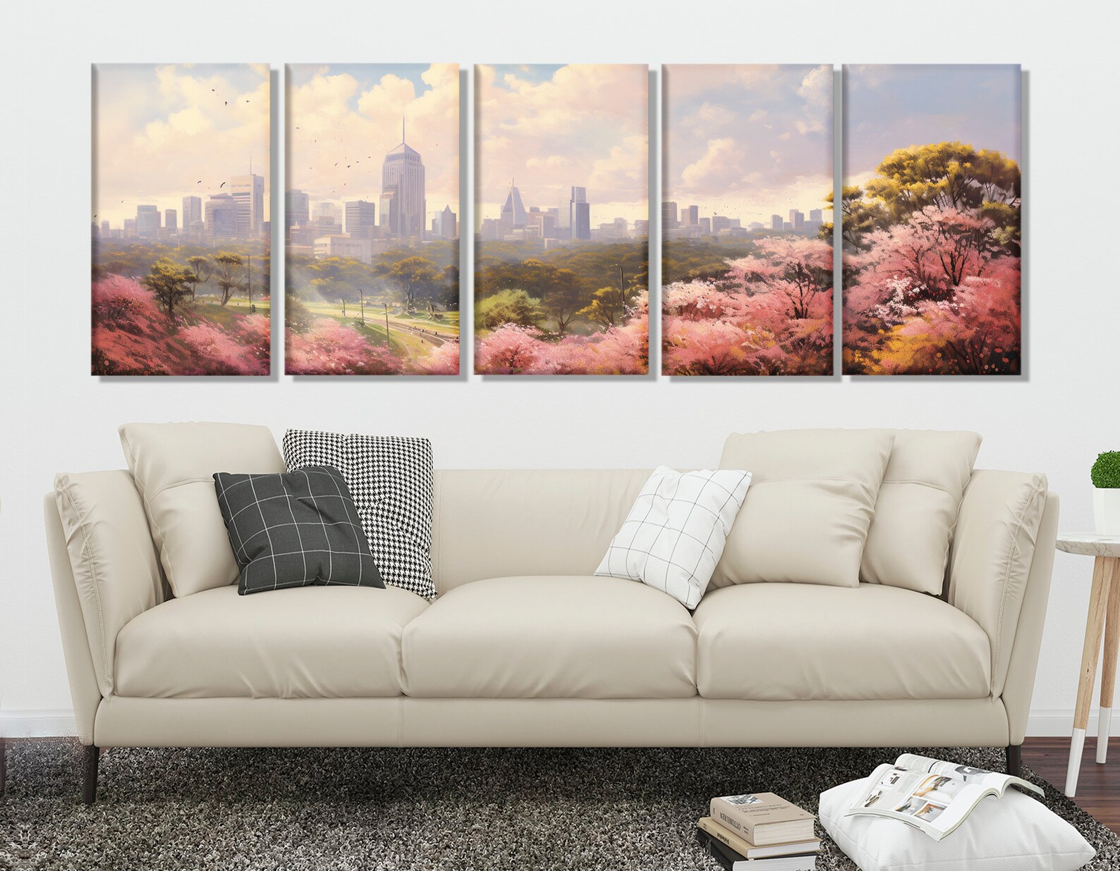 Nairobi Skyline Painting, Large Nairobi Canvas Print, Nairobi Wall Art ...