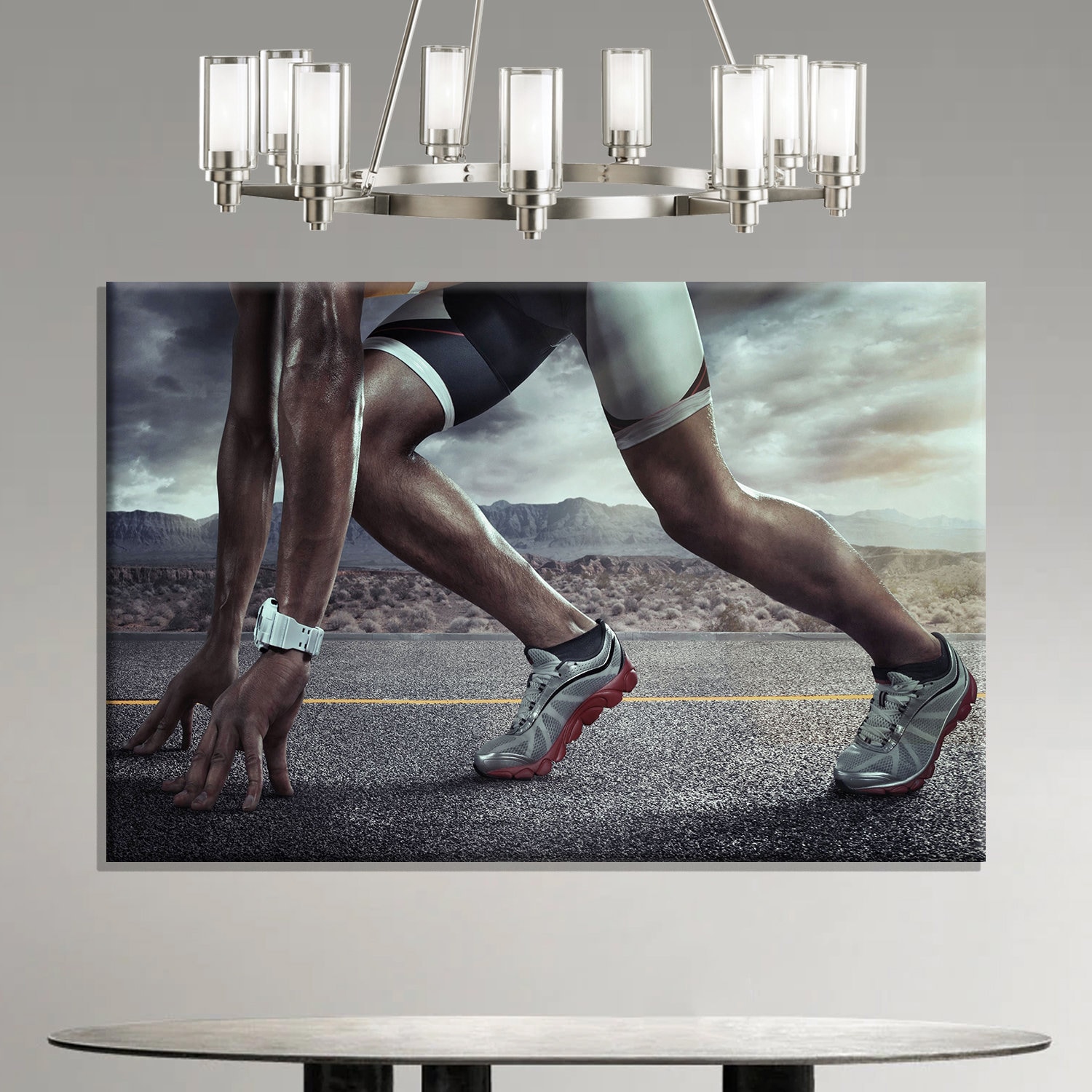Running Wall Art, Running Canvas Art, Sprinter Gift, Running Print ...