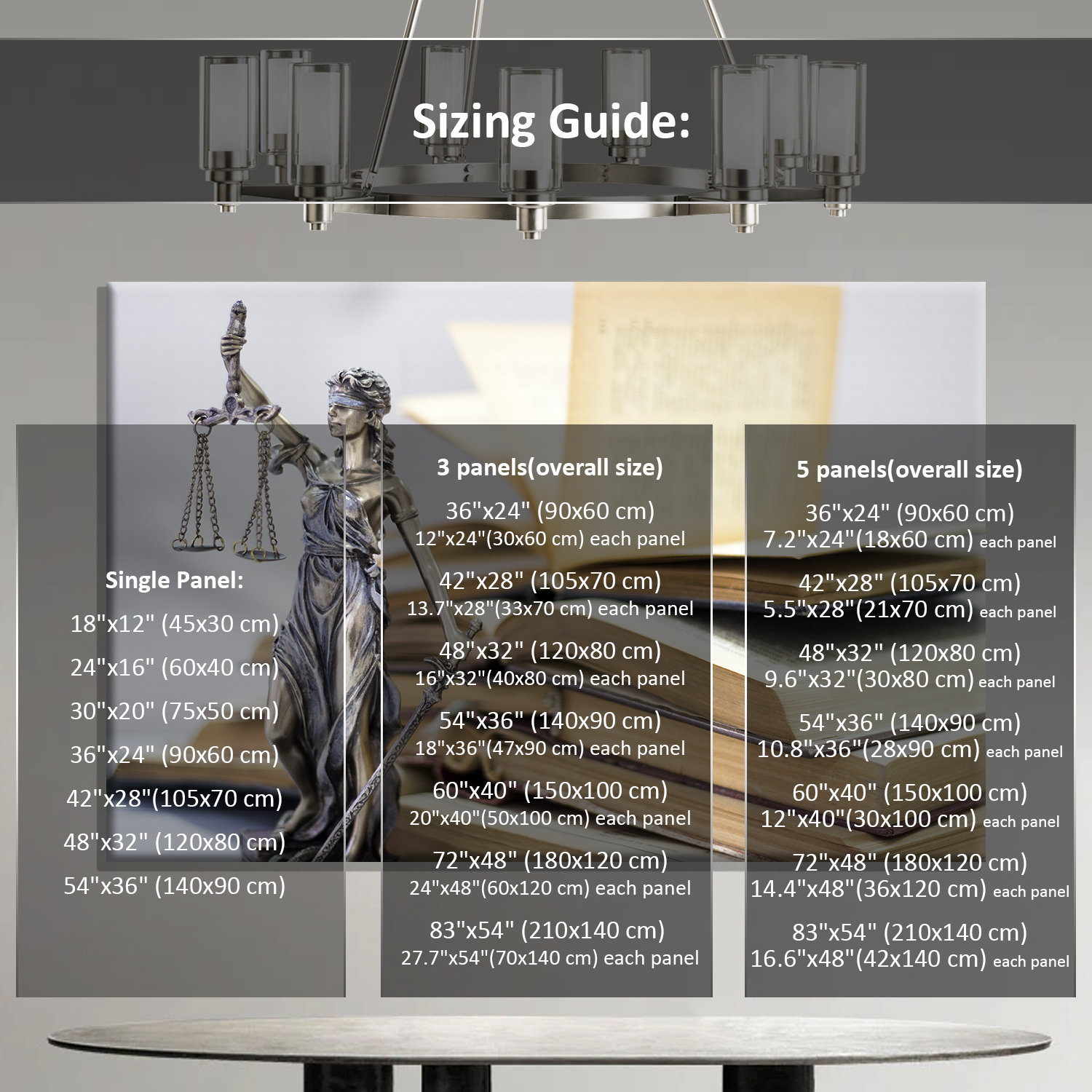 Lady Justice Canvas Gift for Lawyer Office Decor Judge Wall - Etsy