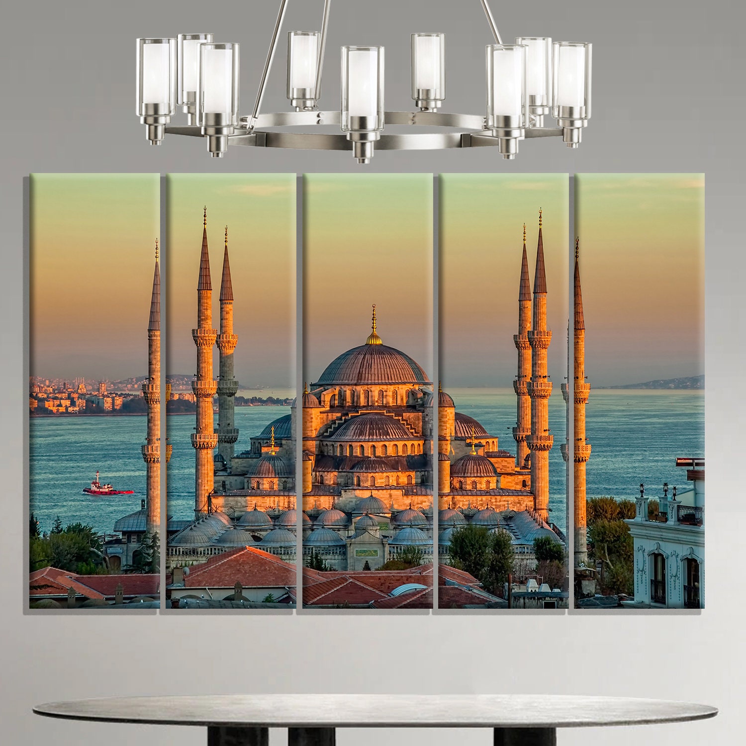 Sultanahmet Camii in Istanbul Canvas Print, Istanbul Wall Art, Turkey ...