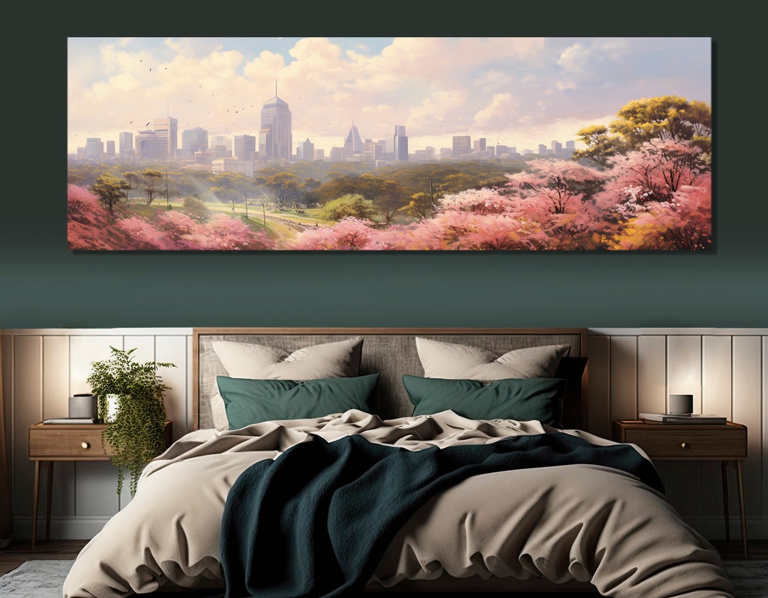 Nairobi Skyline Painting, Large Nairobi Canvas Print, Nairobi Wall Art ...
