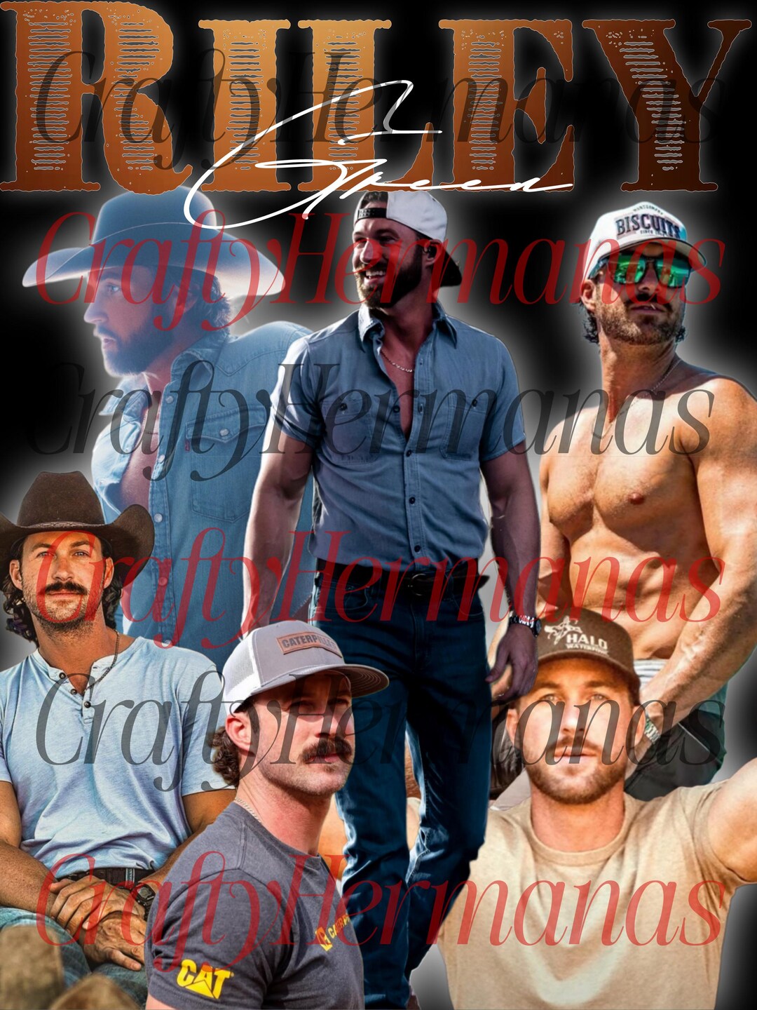 Riley Green Png File - Etsy