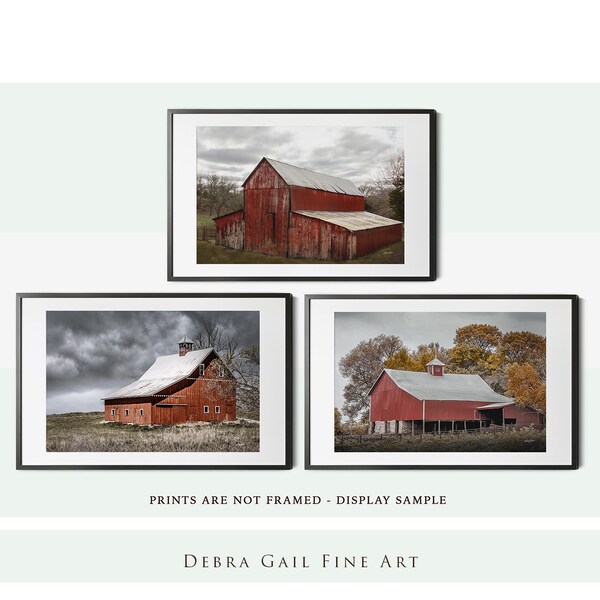 Red Barn Wall Art - Etsy
