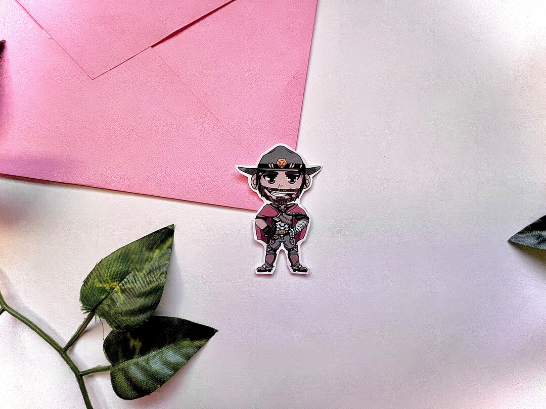 Cassidy Sticker // Overwatch 2, Overwatch Sticker (cole Cassidy ...
