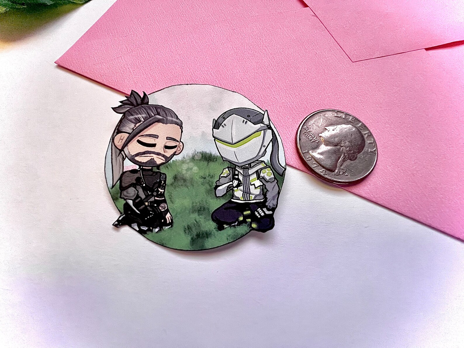 Genji and Hanzo Sticker // Overwatch 2, Overwatch Stickers (genji ...