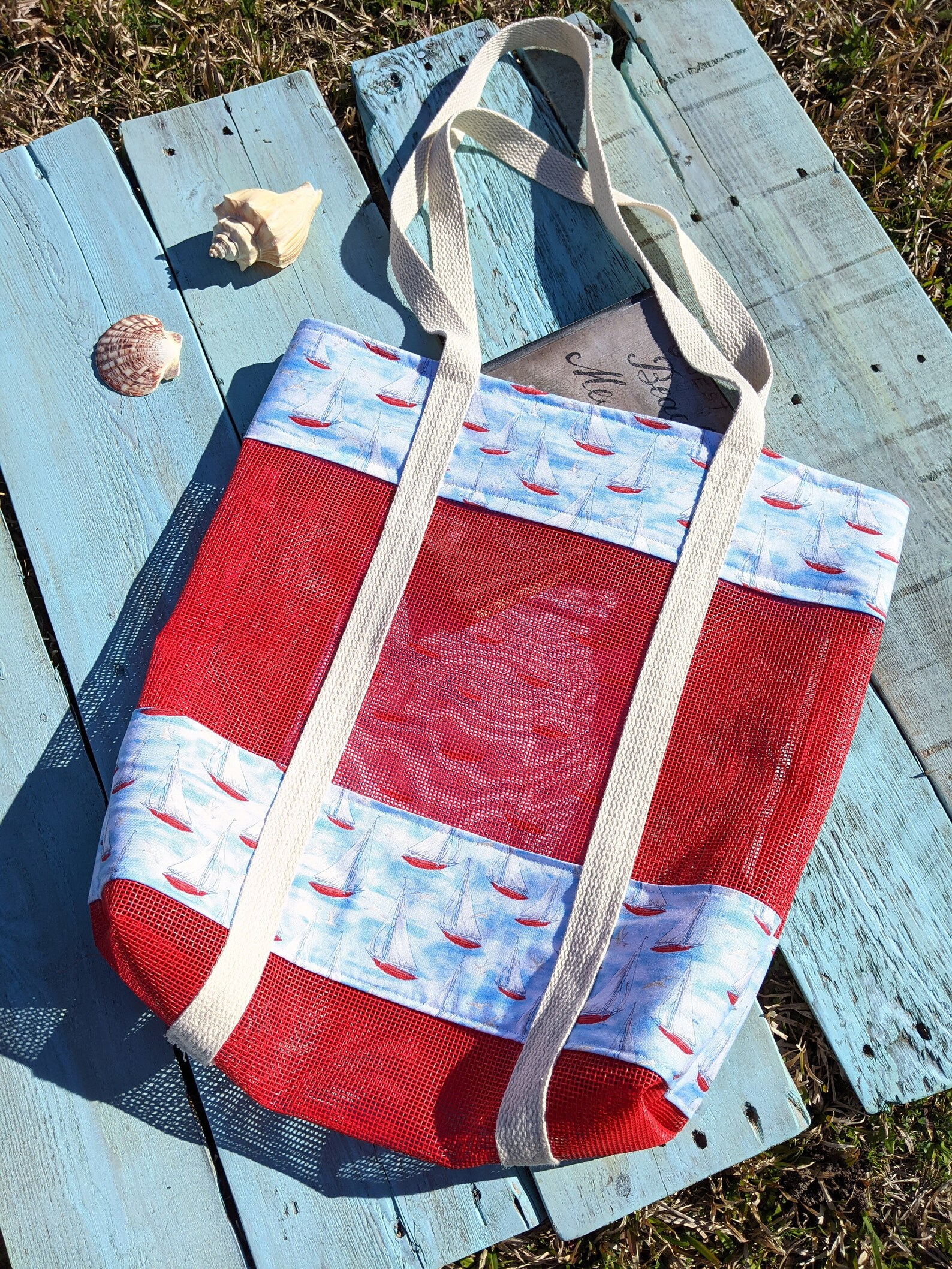 Mesh Beach Bags/ Mesh Tote Bags/ Beach Tote - Etsy