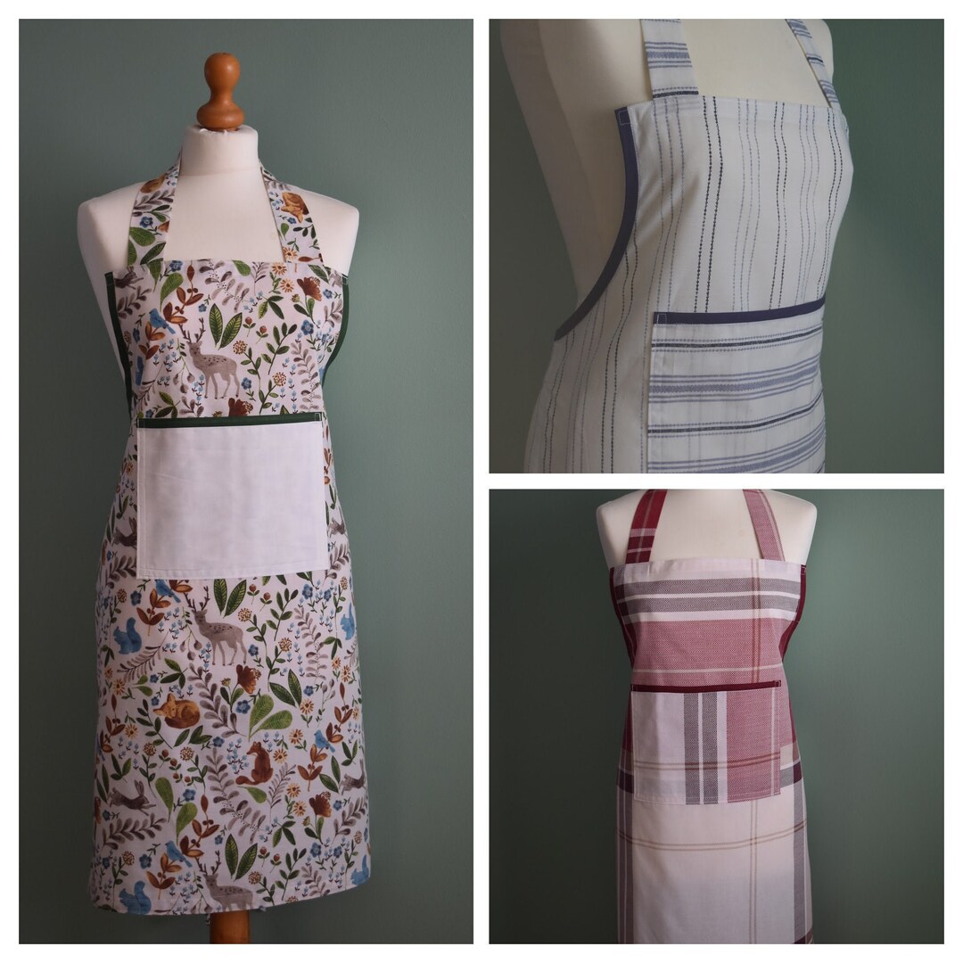Handmade Recycled Aprons Handmade in the UK Unisex Aprons From Recycled ...