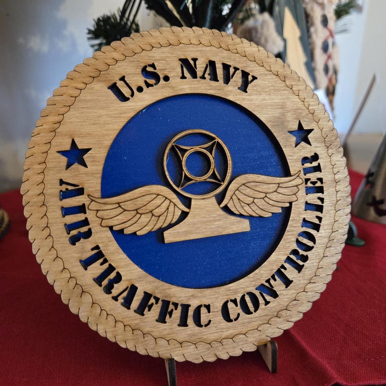 US Navy Air Traffic Control ATC Wall Art / Desktop Tribute - Etsy