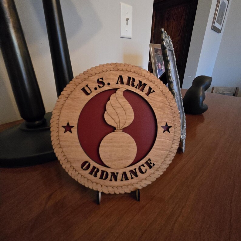 U.S. Army Ordnance Corps Wooden Tribute - Etsy