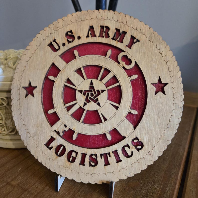 U.S. Army Logistics Wall Art / Desktop Tribute - Etsy