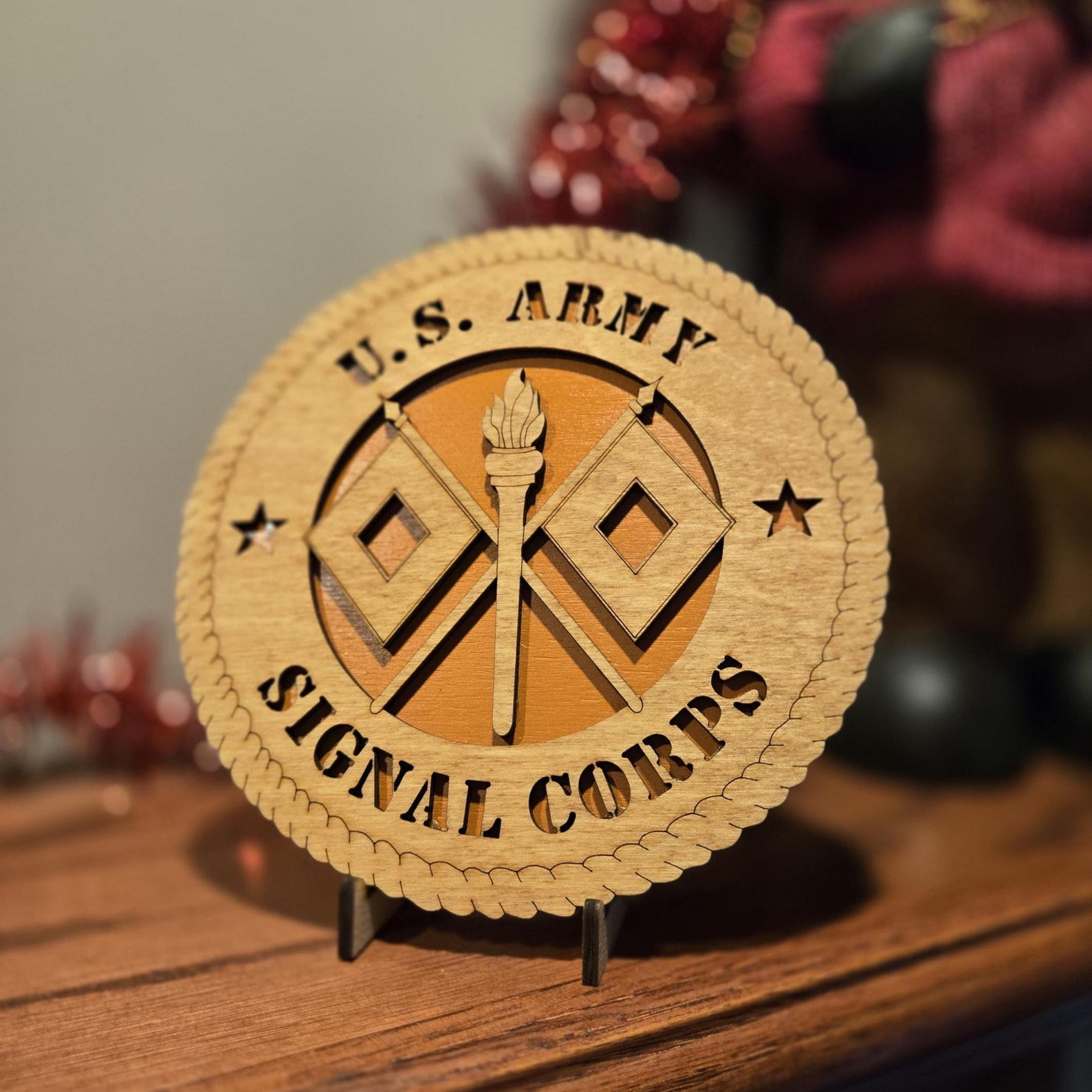 US Army Signal Corps Wall Art / Desktop Tribute Plaque - Etsy