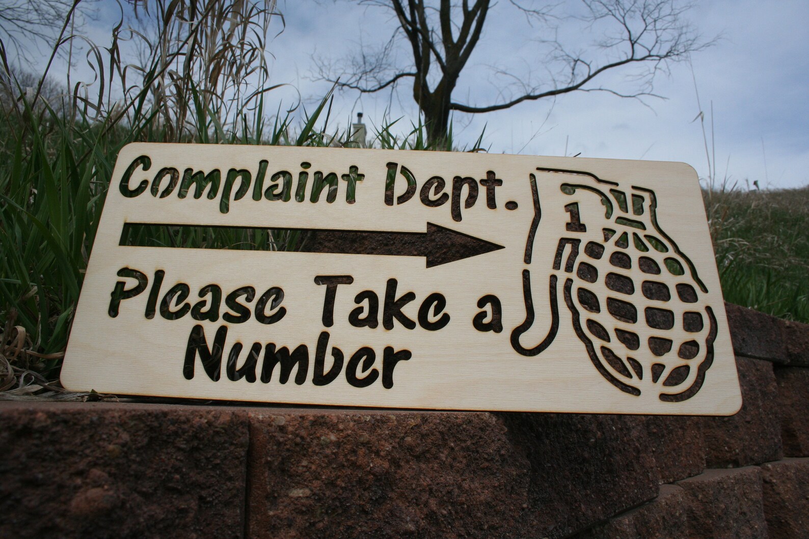 Complaint Department Funny Sign Man Cave Funny Wall - Etsy