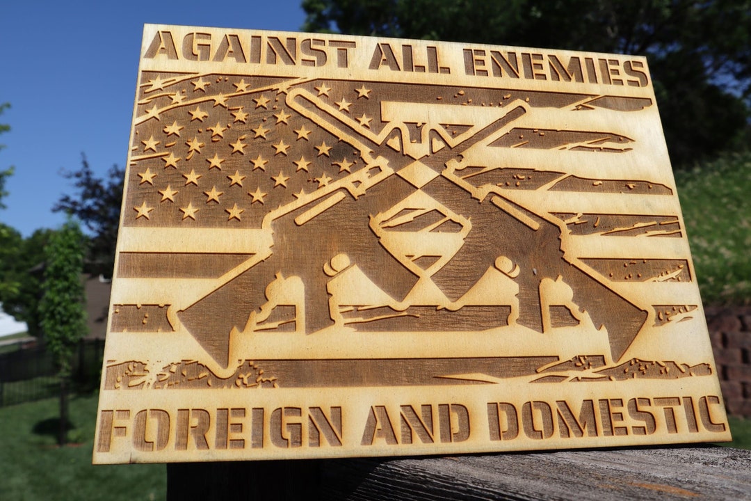 Second Amendment 2A Wall Art - Patriotic Home Decor - Etsy