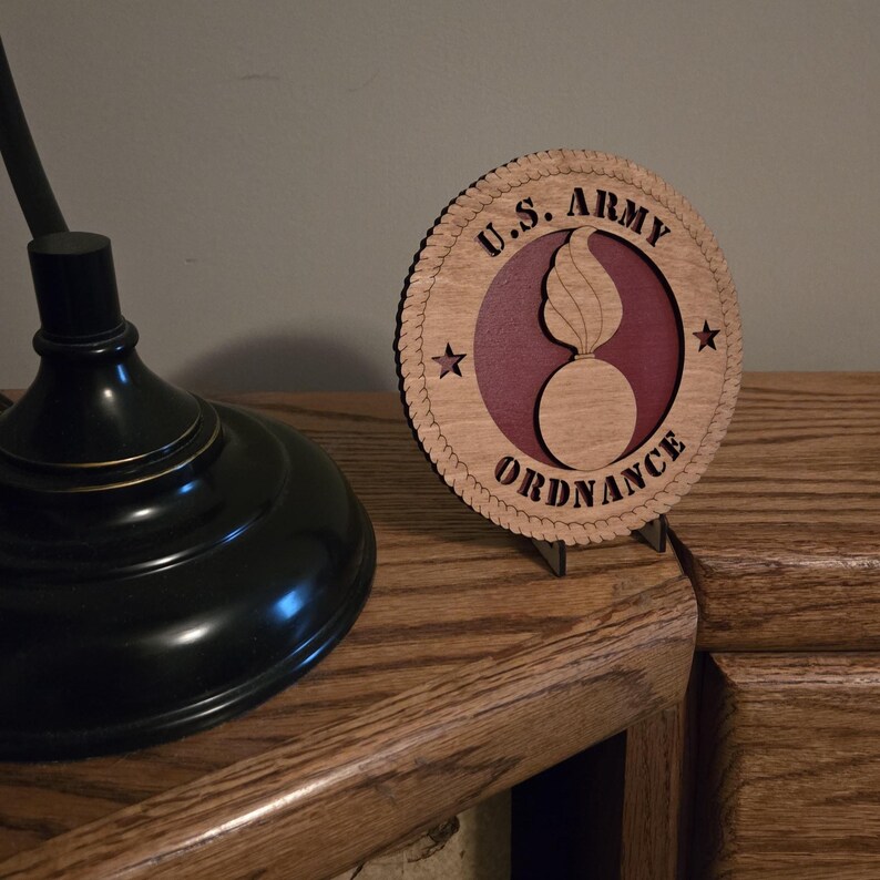 U.S. Army Ordnance Corps Wooden Tribute - Etsy