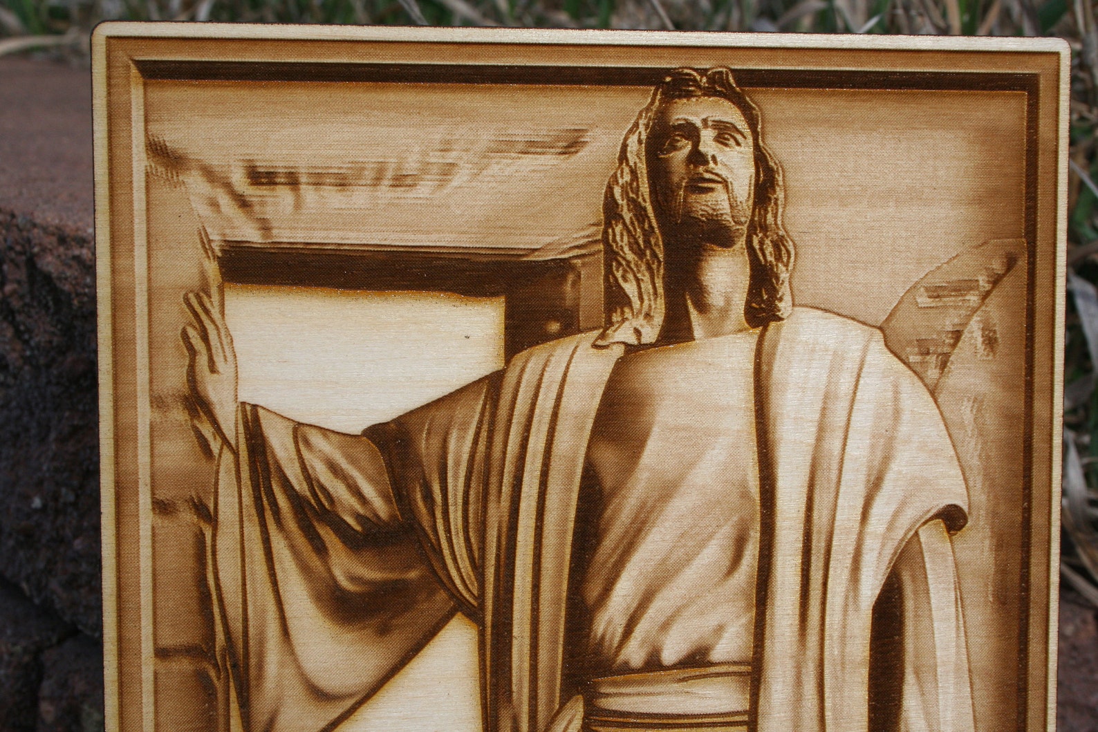 3D Illusion Jesus Resurrection Wall Art - Christian Gift - Home Decor ...
