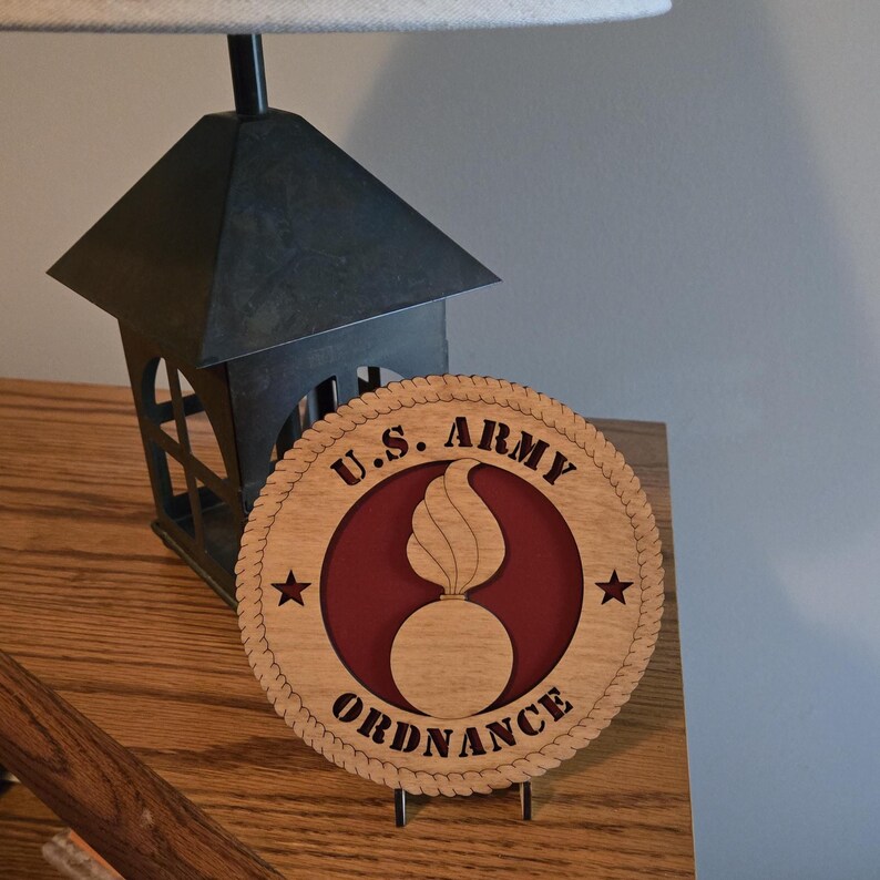U.S. Army Ordnance Corps Wooden Tribute - Etsy