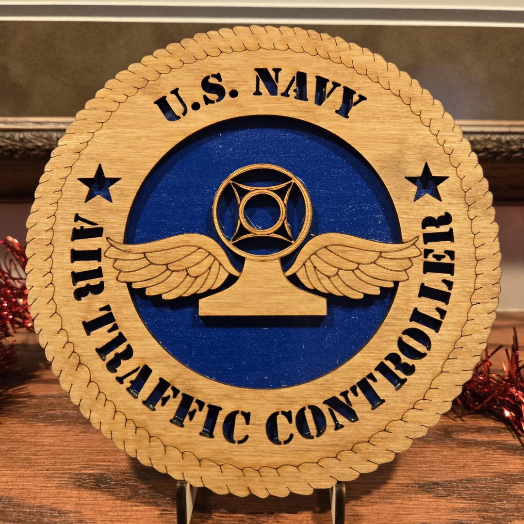 US Navy Air Traffic Control ATC Wall Art / Desktop Tribute - Etsy