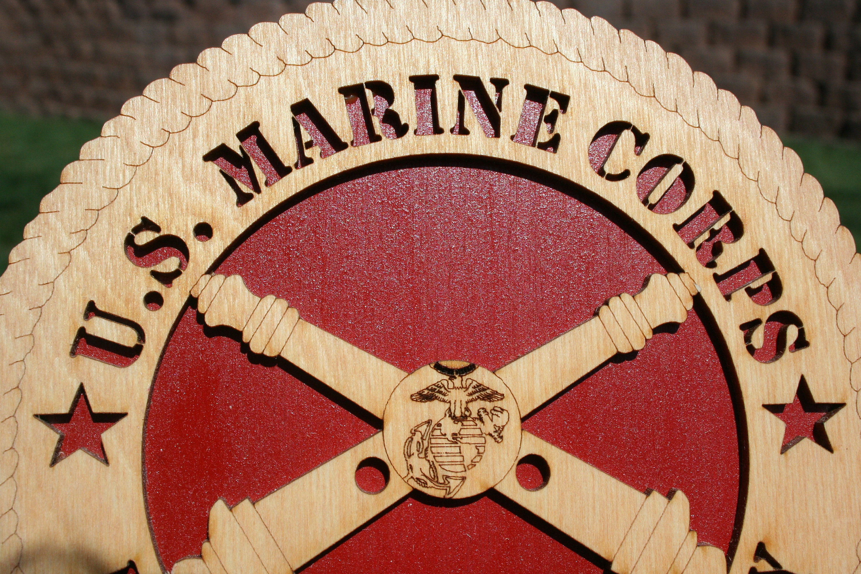 U.S. Marine Corps Field Artillery Plaque US Marine US Marine - Etsy