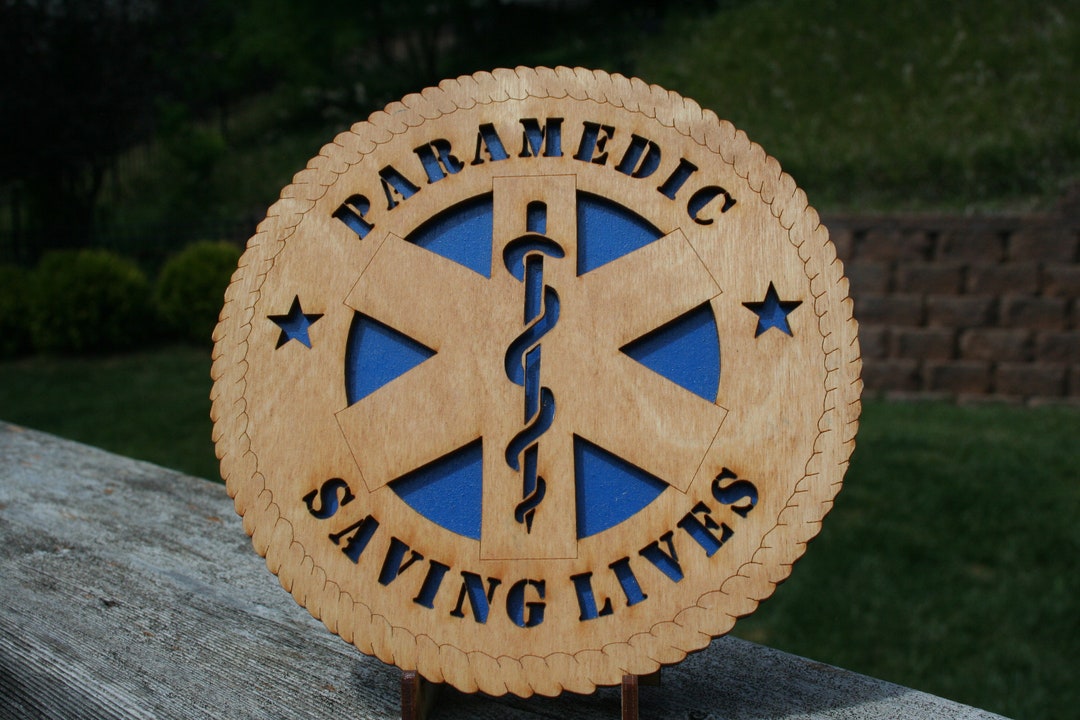 Paramedic Saving Lives Desktop / Wall Art: First Responder Home Decor ...