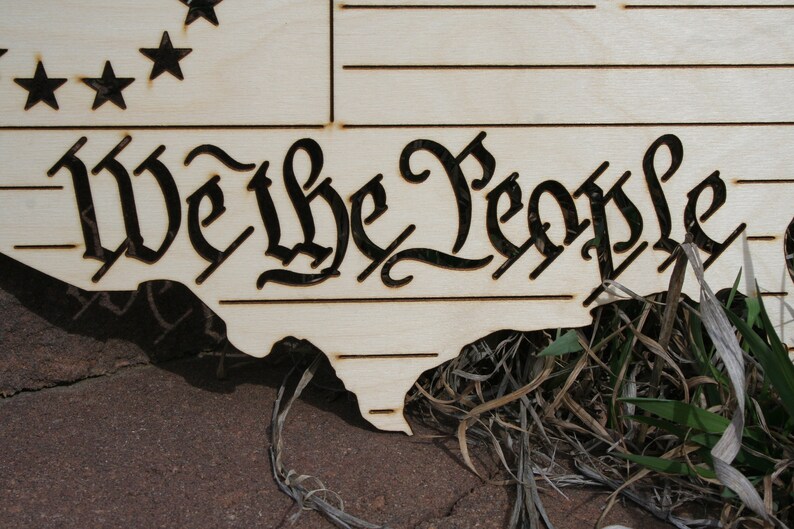 1776 Betsy Ross American Flag Laser Engraved Wall Art unique ...