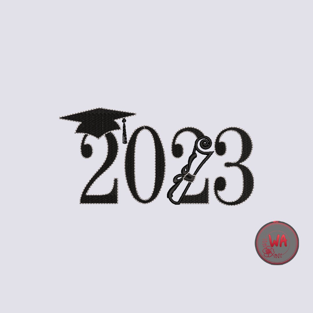 2023 Graduation Embroidery Design, Graduation Machine Embroidery Files ...