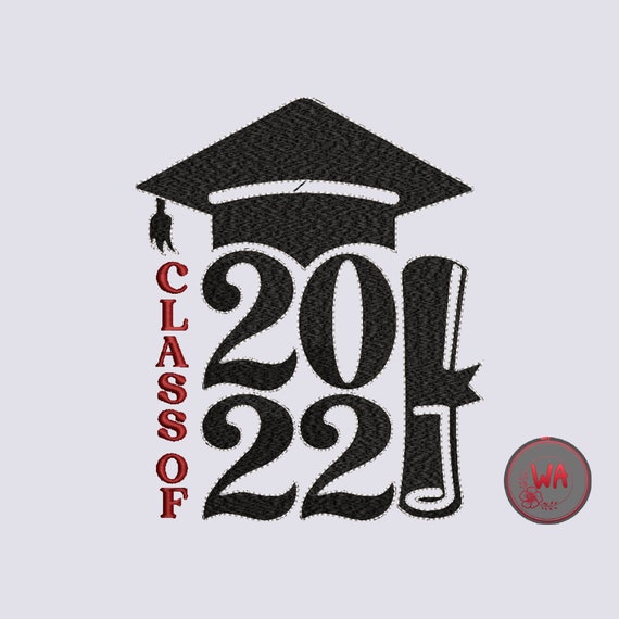 2022 Graduation Embroidery Designs Graduation Machine - Etsy