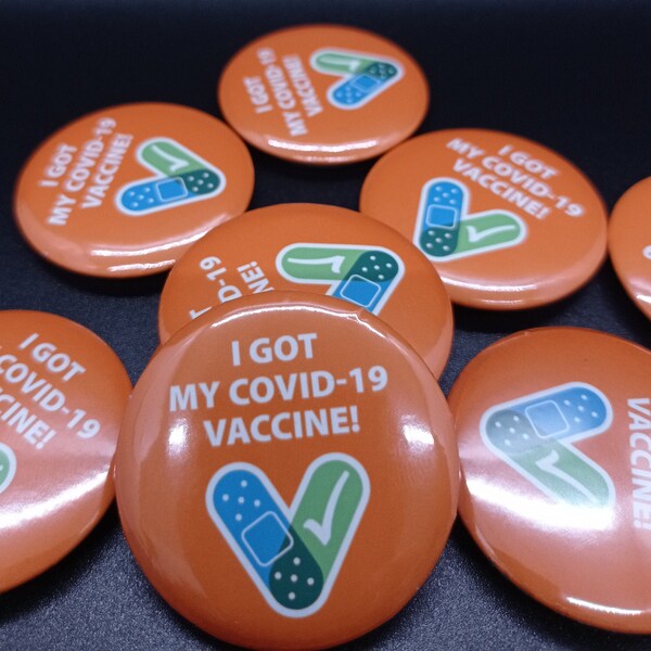 I Got My Covid Vaccine - Etsy