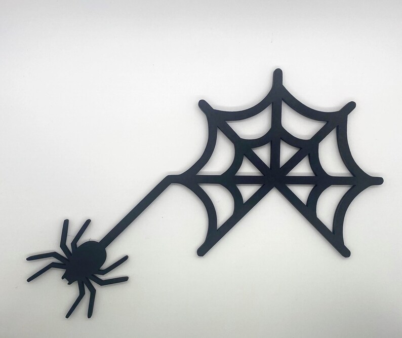 Spider Web Door Topper/ Hanging Spider Door Topper /halloween - Etsy